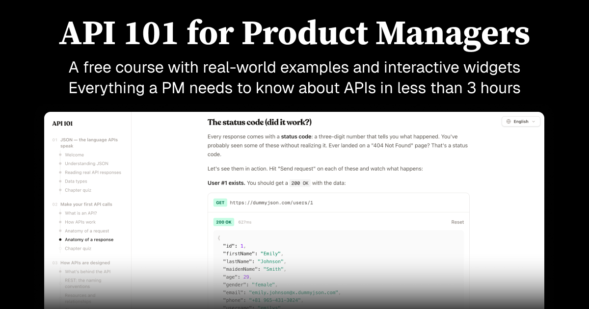 API101 — Free API course for Product Managers